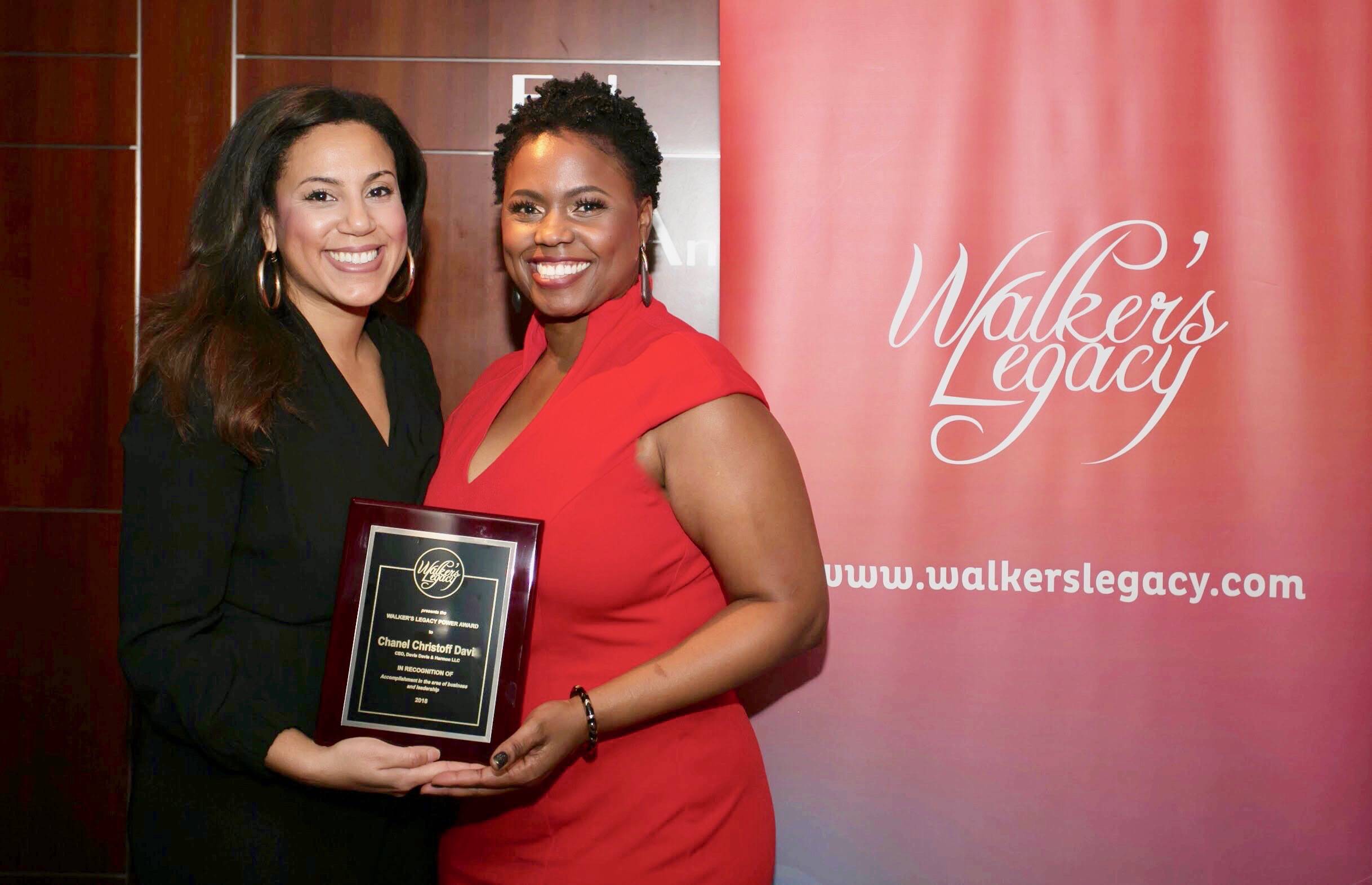 Chanel Davis Receives Walker's Legacy Power 15 Award | Women's Business ...
